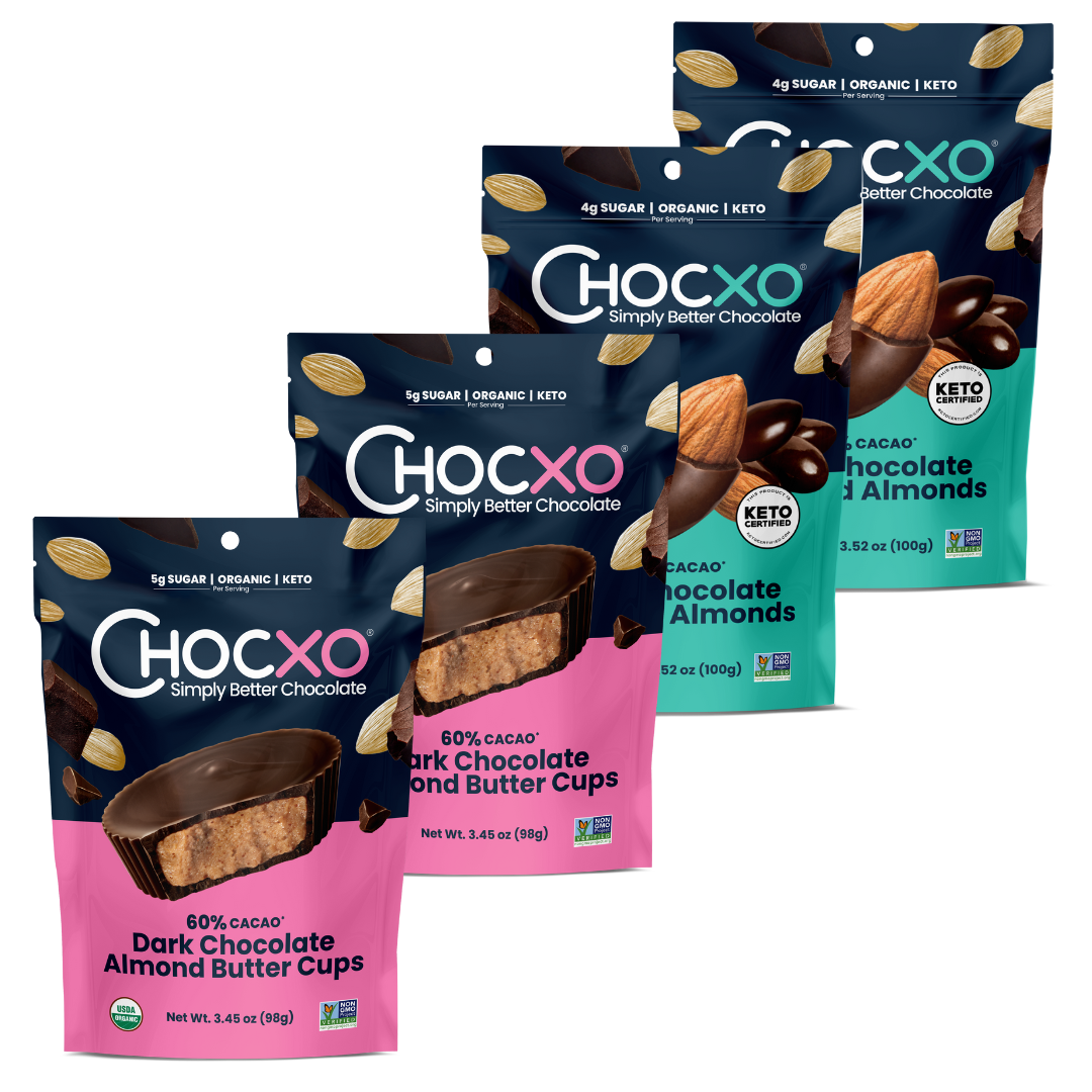 Dark Chocolate Almonds Pack – SG Smart Snacks