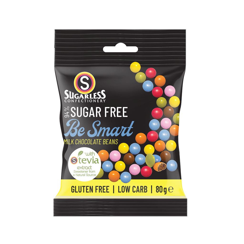 Sugarless Confectionery - Be Smart Chocolate Coated Beans - Crunch ...